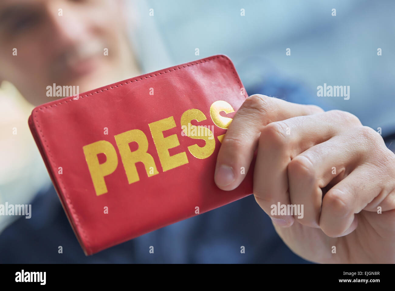 Journalist id card hi-res stock photography and images - Alamy
