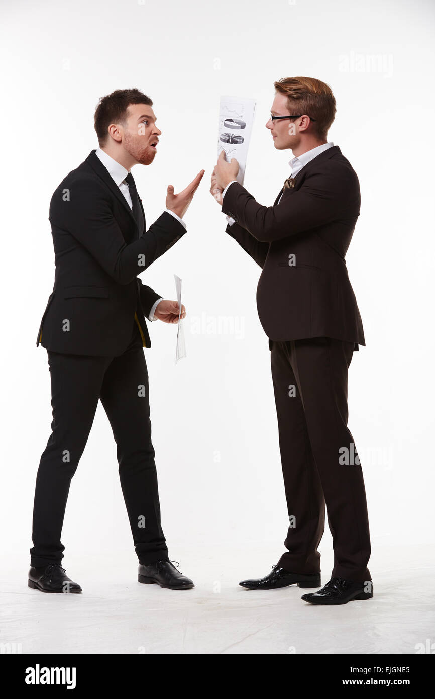 two businessmen arguing Stock Photo - Alamy