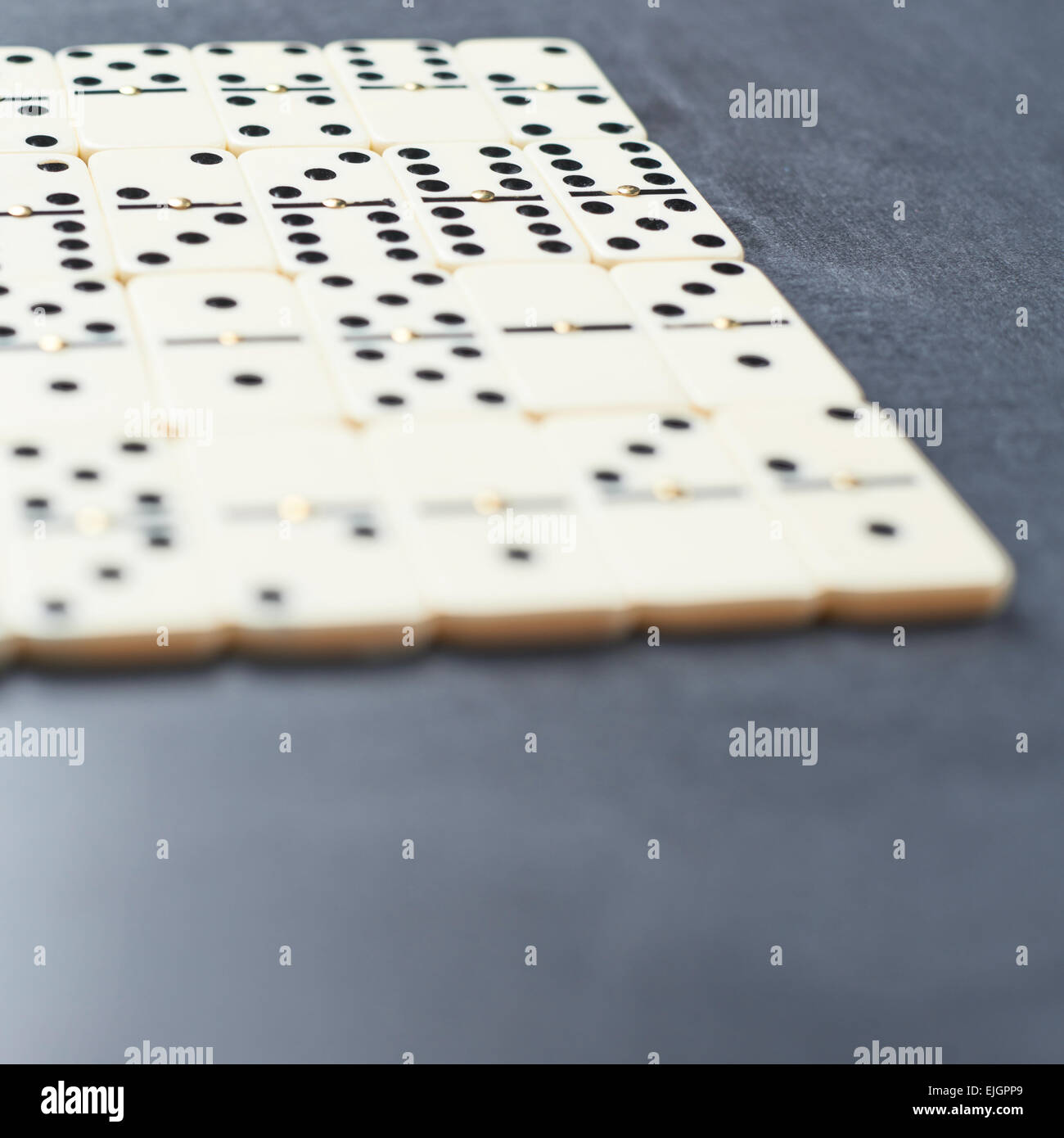 Multiple domino bones composition Stock Photo - Alamy