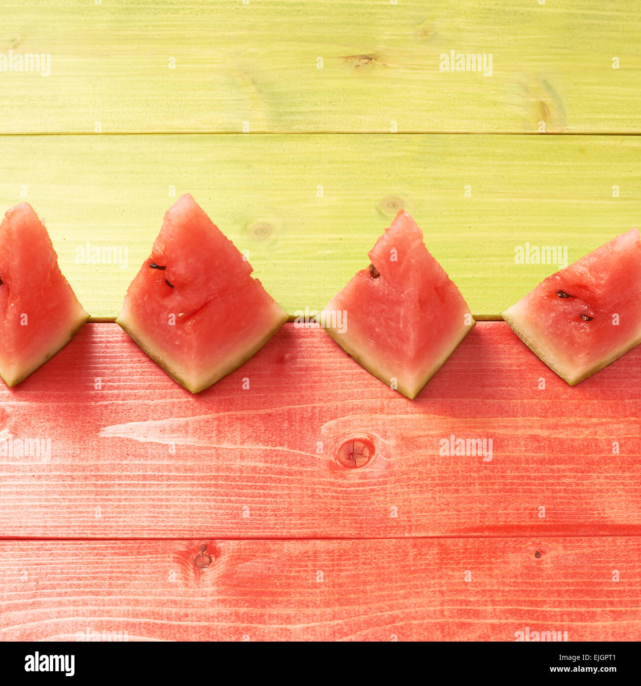 Composition pieces ripe watermelon hi-res stock photography and images ...