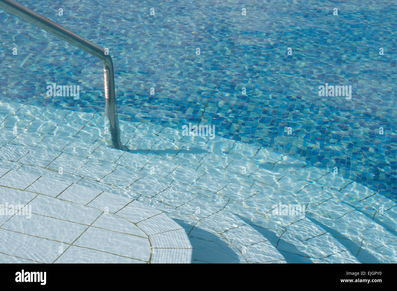 Swimming pool stairs Stock Photo - Alamy