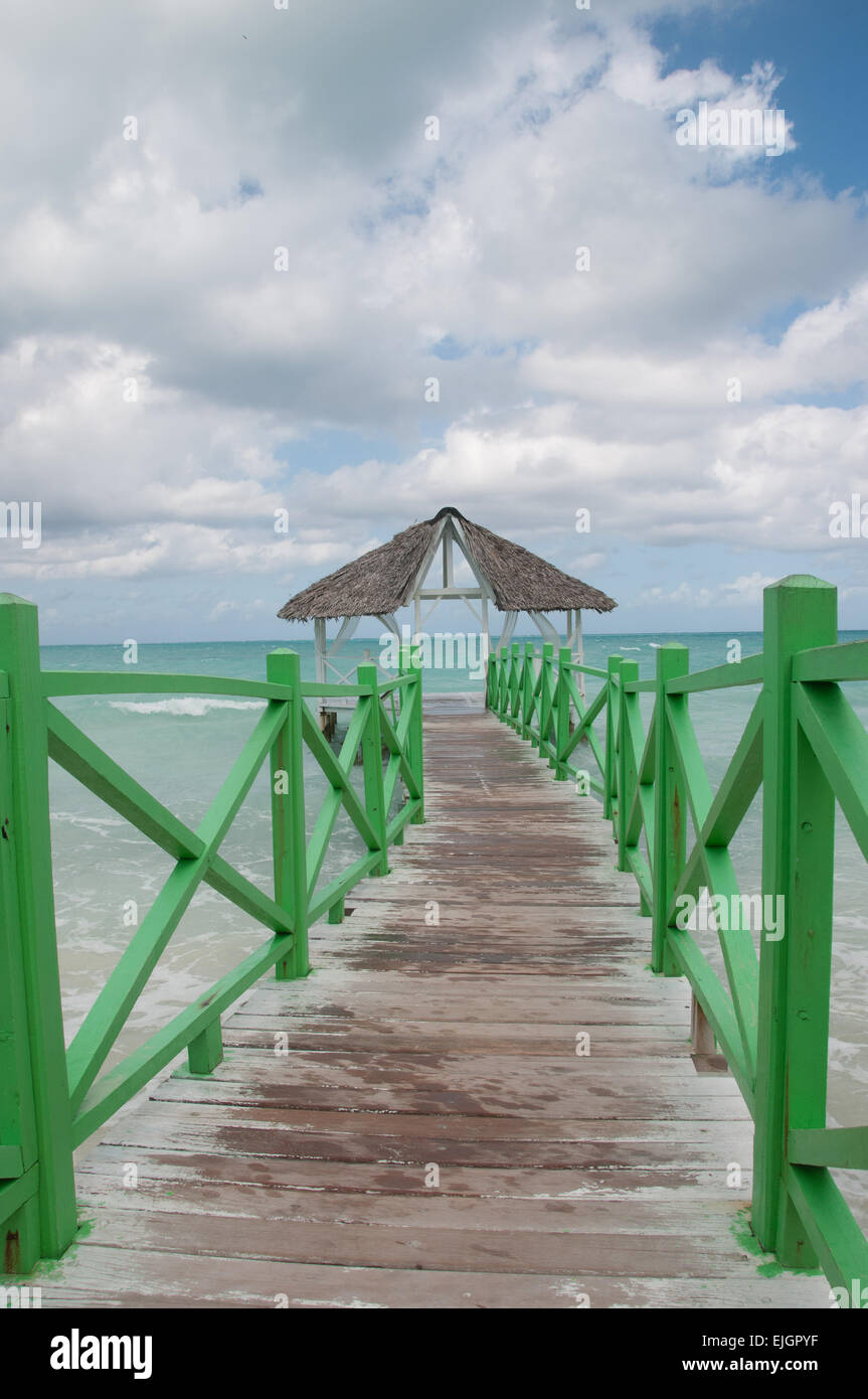 Boardwalk in the sea Stock Photo - Alamy