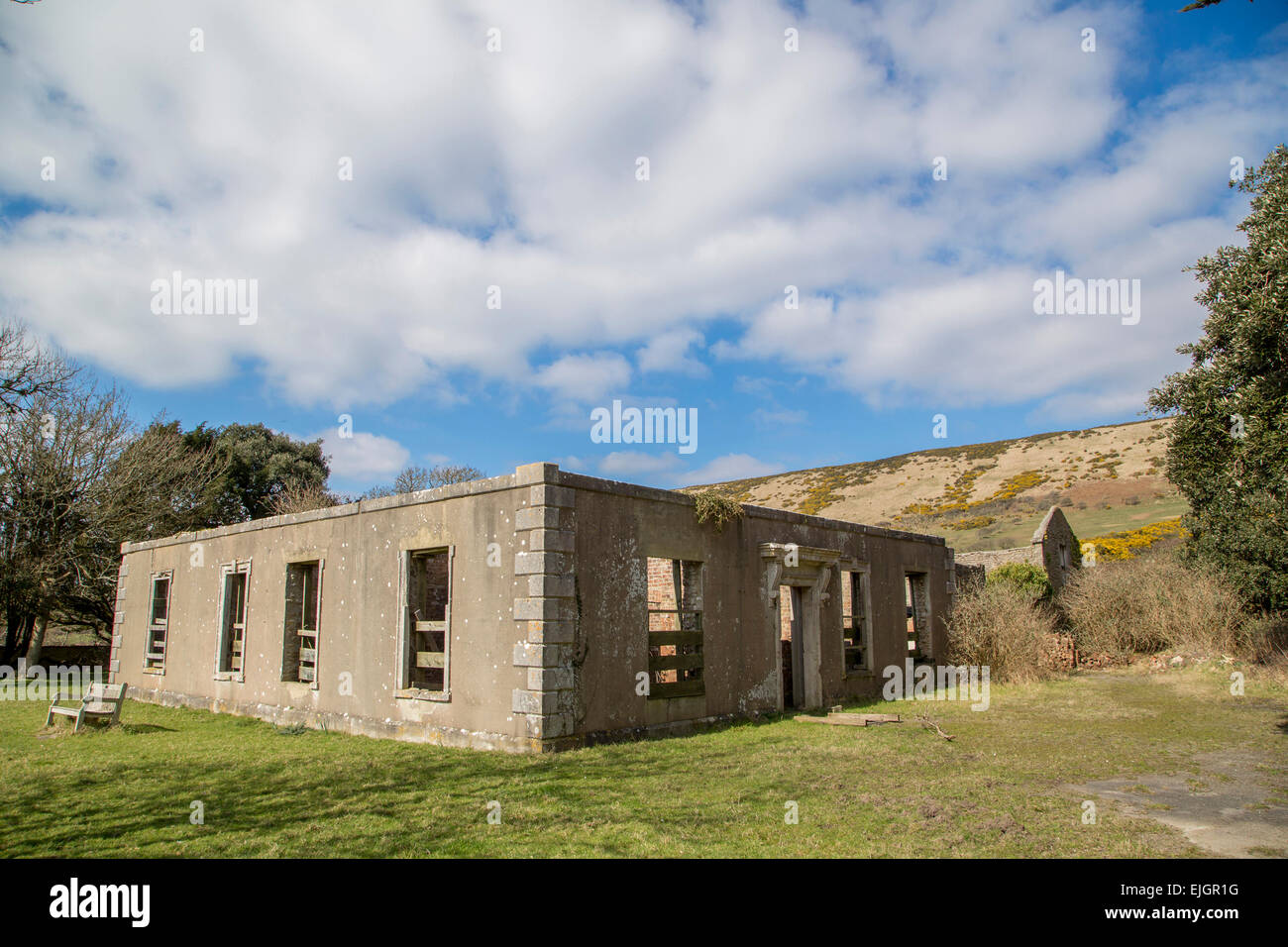 Tyneham, UK. 26th Mar, 2015. The Old Rectory - Tyneham village was ...