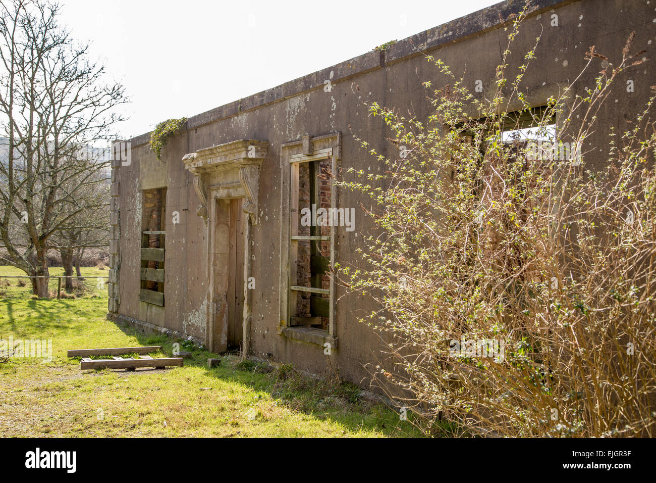 Tyneham, UK. 26th Mar, 2015. The Rectory - Tyneham village was ...