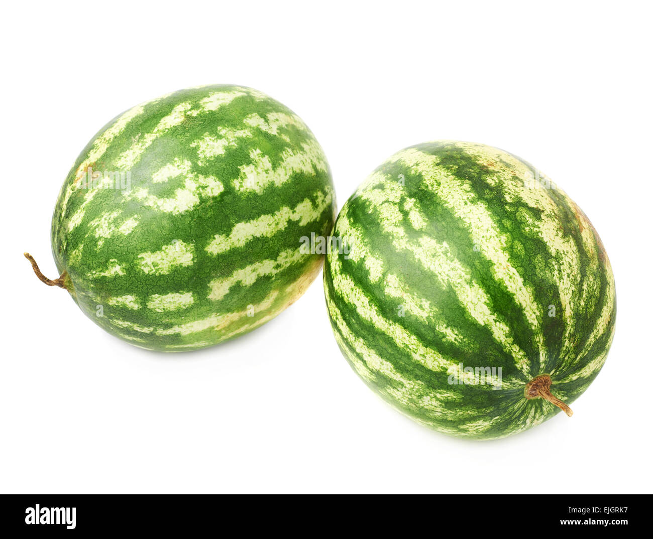 Green watermelon fruit composition isolated Stock Photo - Alamy