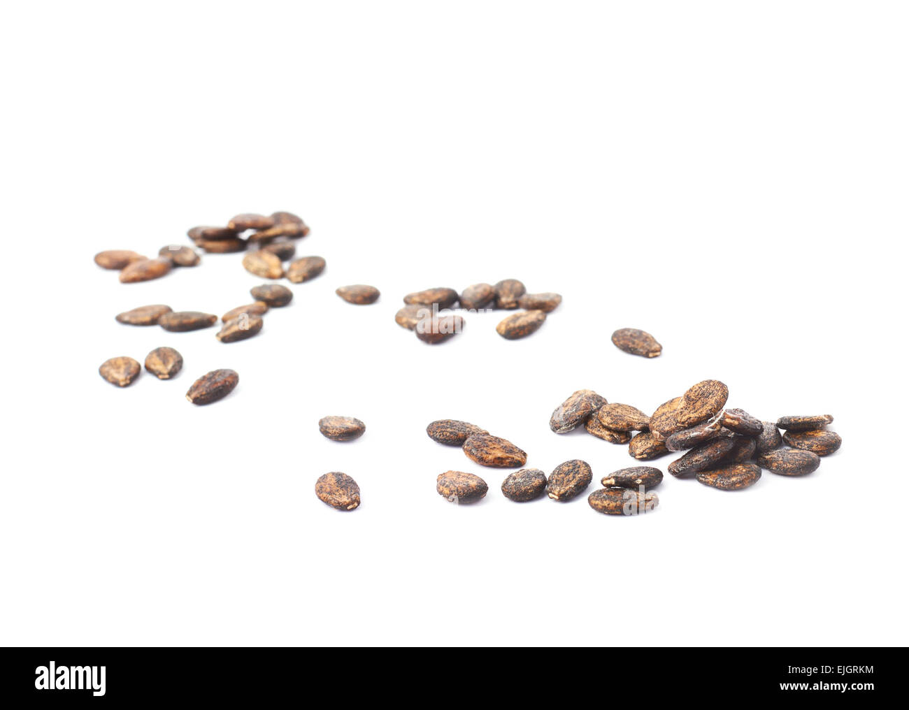 Multiple watermelon seeds isolated Stock Photo - Alamy