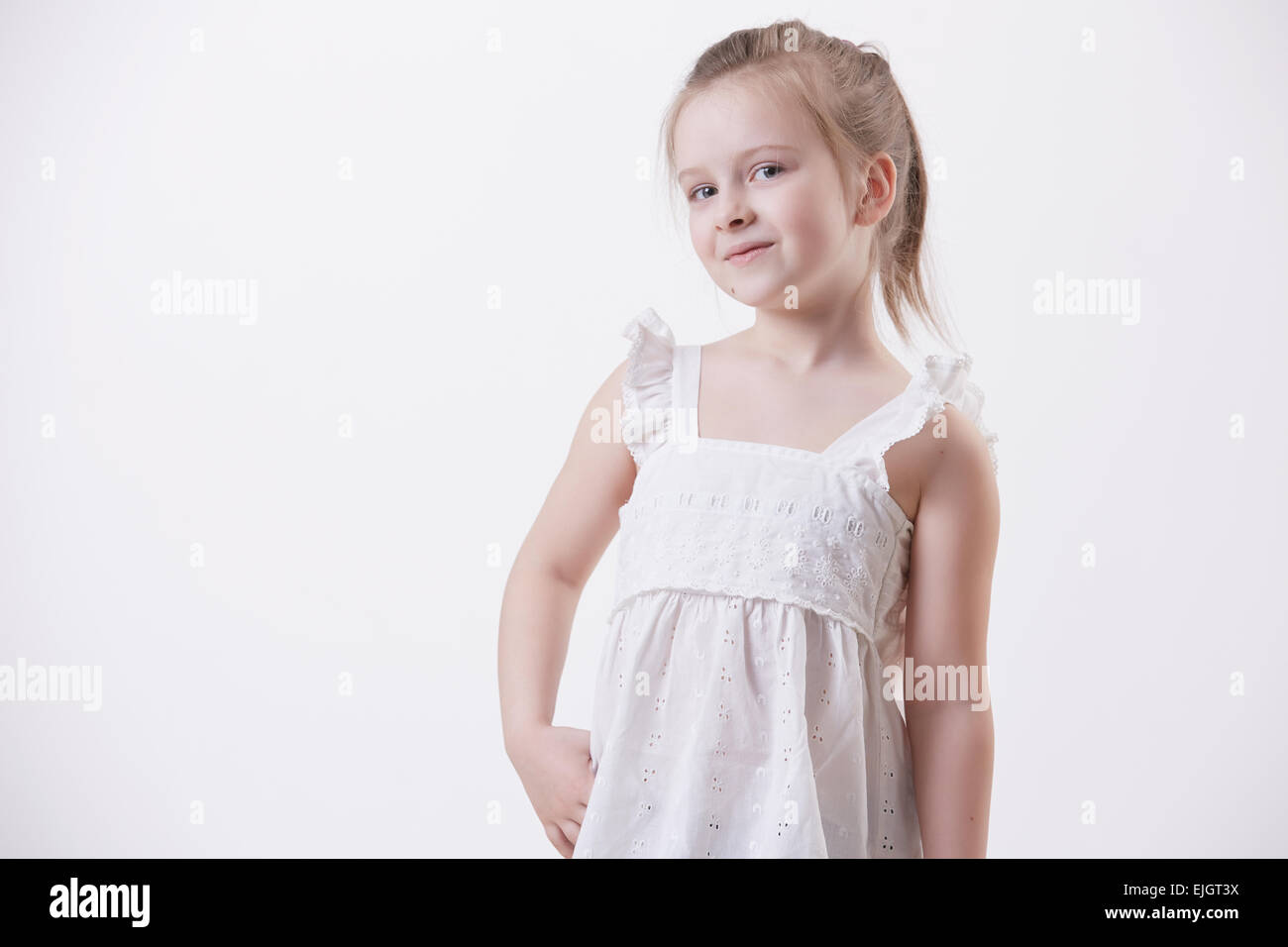 little girl isolated Stock Photo - Alamy