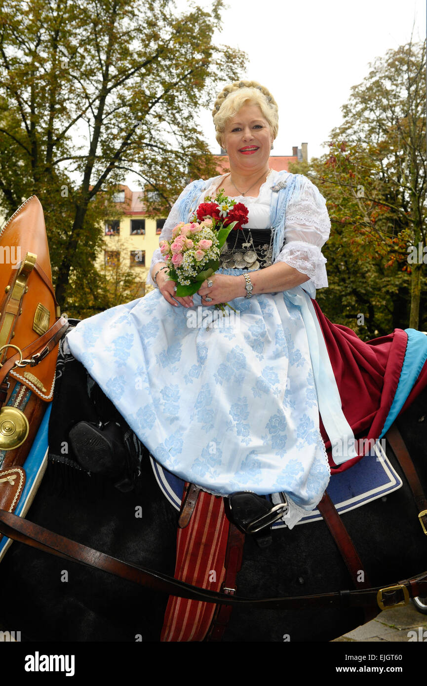 Official launch of the 2014 Oktoberfest (Wiesn) Featuring: Caroline ...