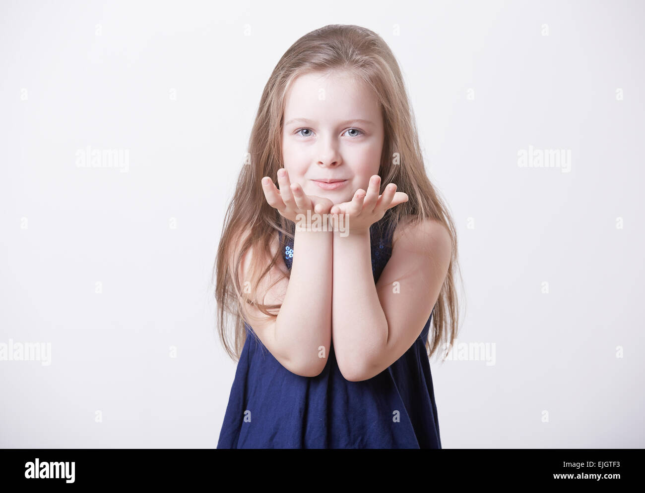 little girl isolated Stock Photo - Alamy