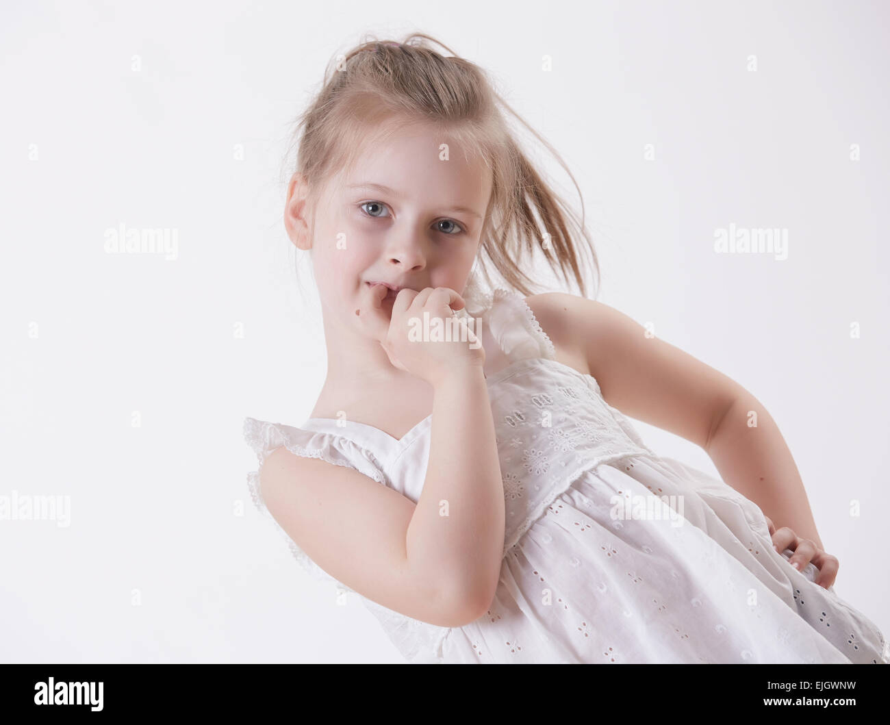 little girl isolated Stock Photo - Alamy
