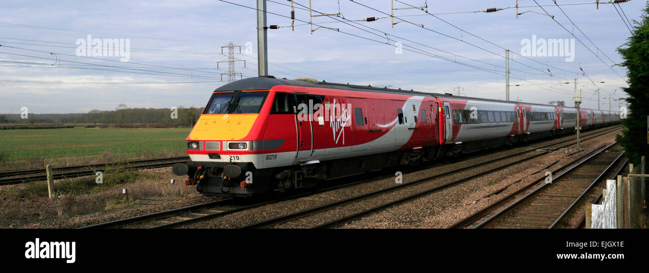 82219 Virgin Trains operating company, 82 class High Speed Electric ...