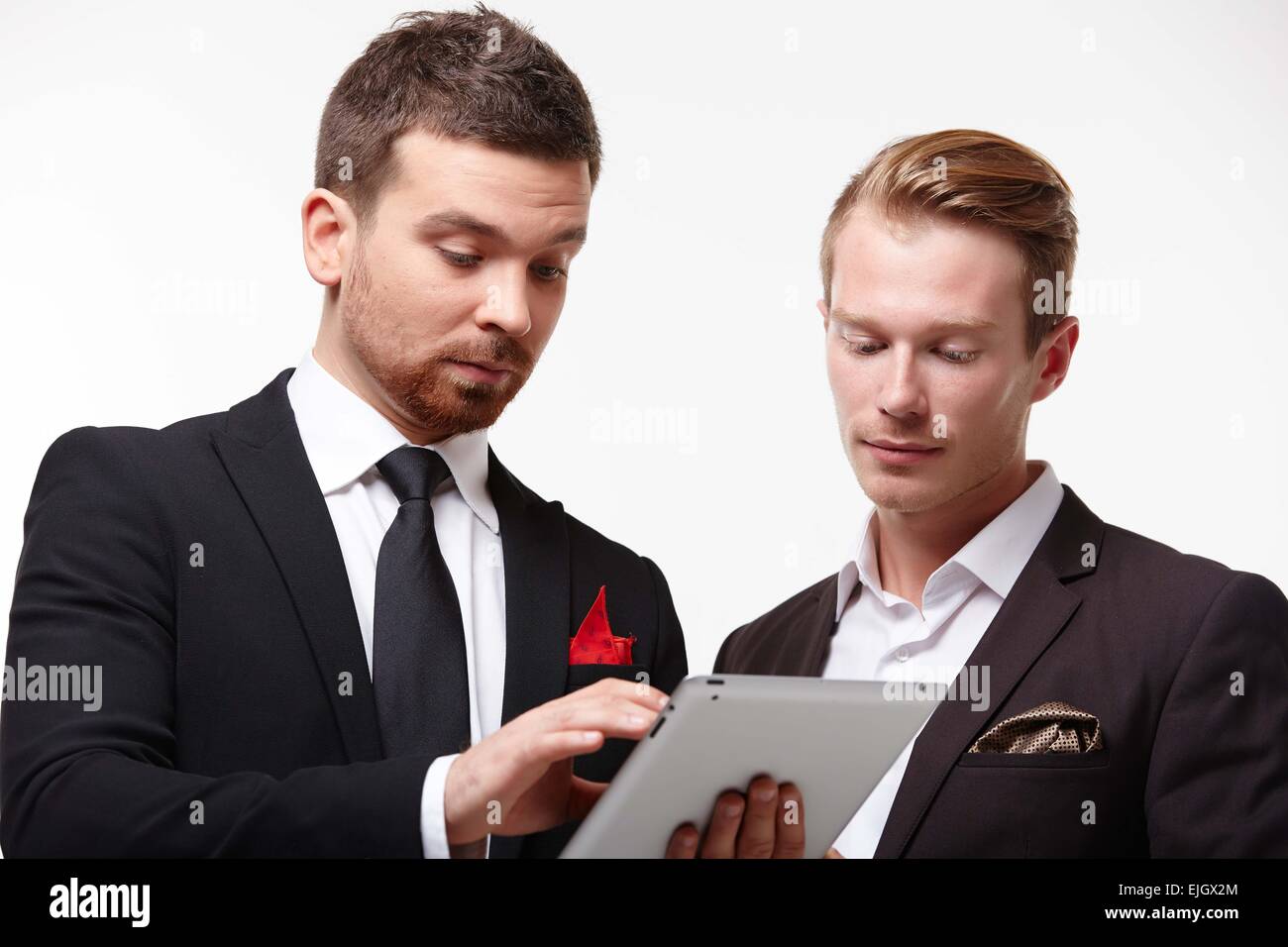 two businessman in negotiations Stock Photo - Alamy