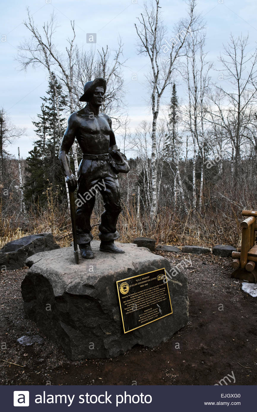 Work Of Civilian Conservation Corps High Resolution Stock Photography ...