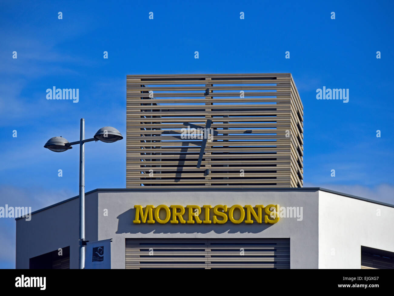 Clock. Morrisons Supermarket. The Broadway, West Ealing, London ...