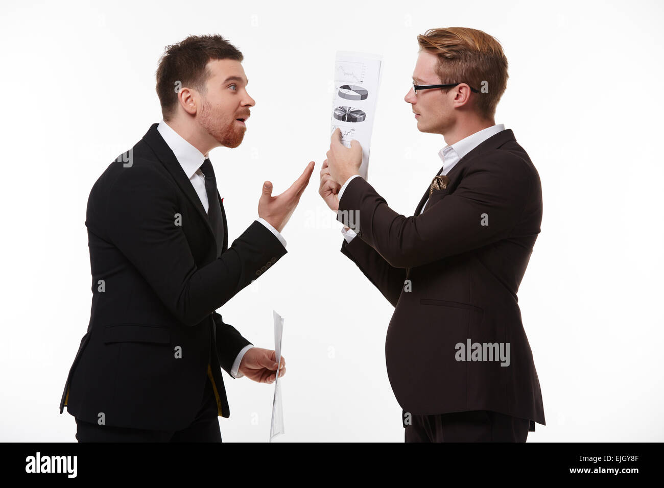 two businessmen arguing Stock Photo - Alamy