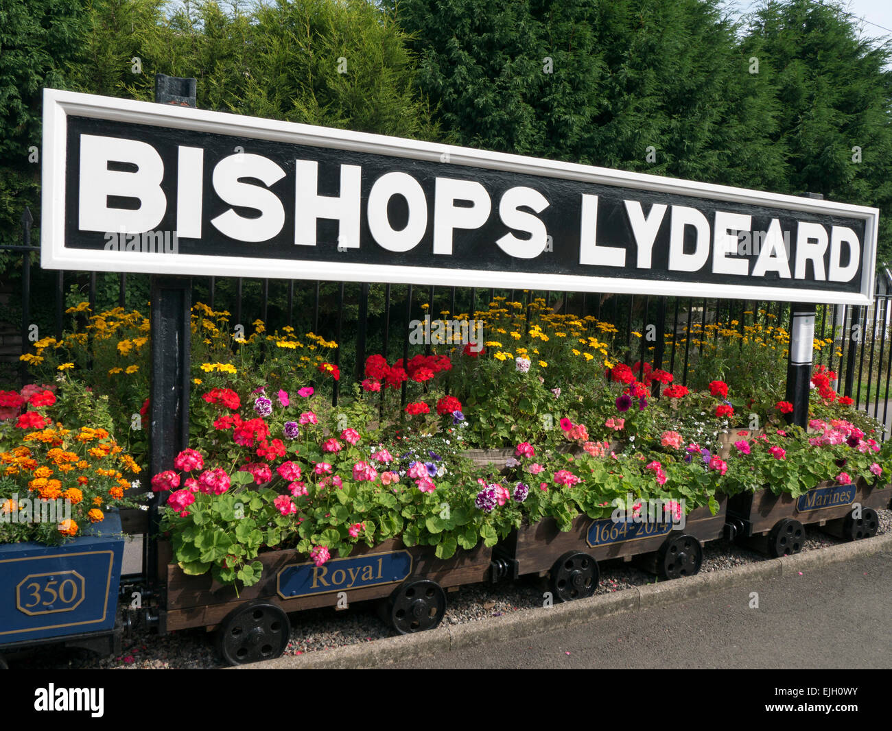 Sign for Bishops Lydeard on railway station Stock Photo - Alamy Sign for Bishops Lydeard on railway station Stock Photo - Alamy
