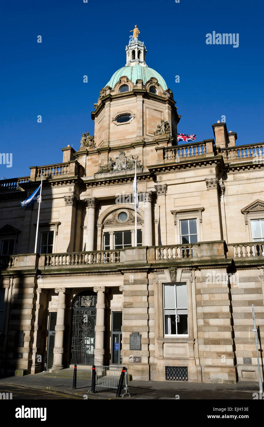 The Bank of Scotland Headquarters at the top of The Mound, Edinburgh ...