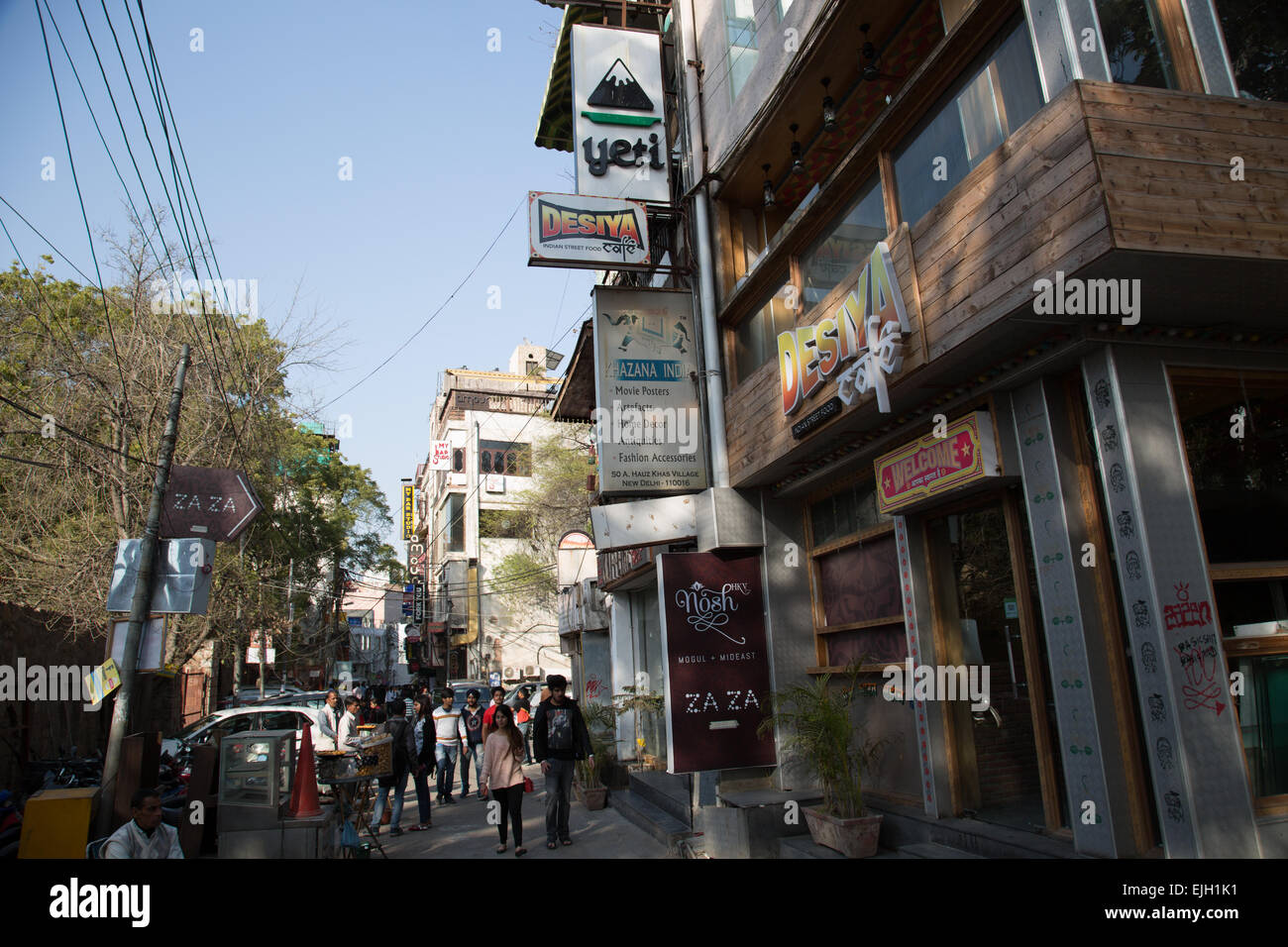 Hauz Khas Village Stock Photo - Alamy