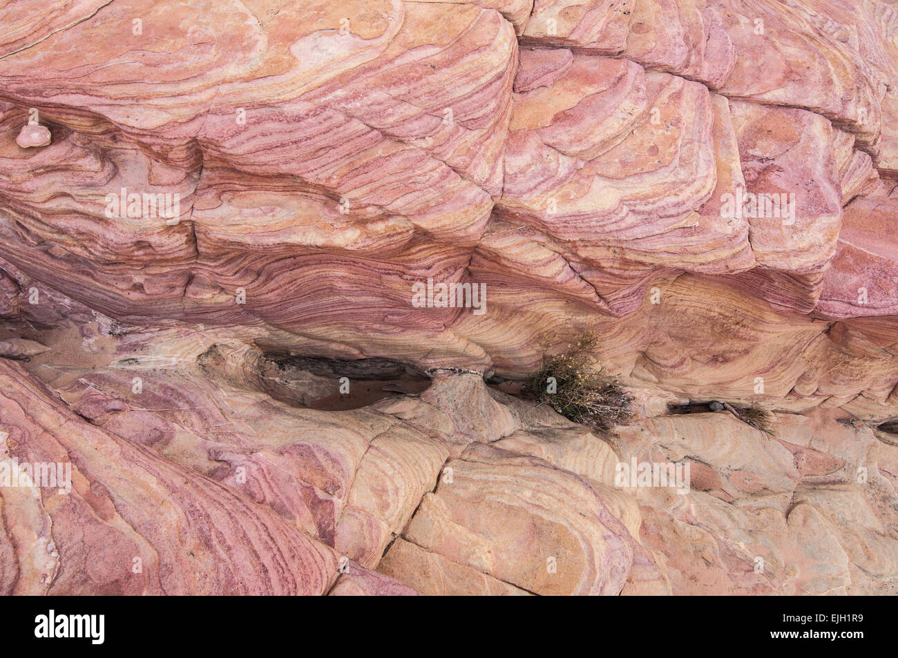Colorful Sandstone Wash - Valley Of Fire - Nevada Stock Photo - Alamy