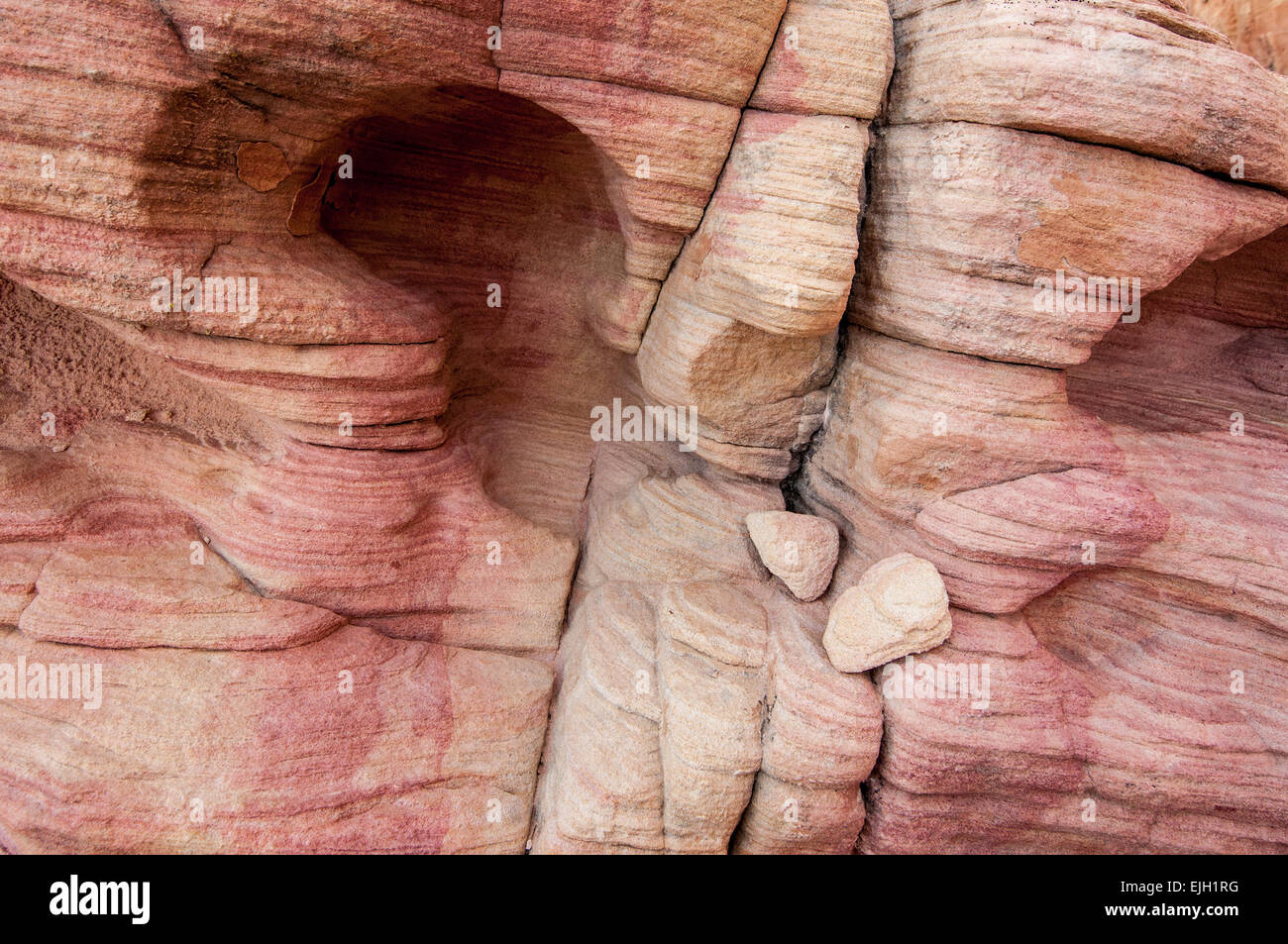 Colorful Sandstone Wash - Valley Of Fire - Nevada Stock Photo - Alamy