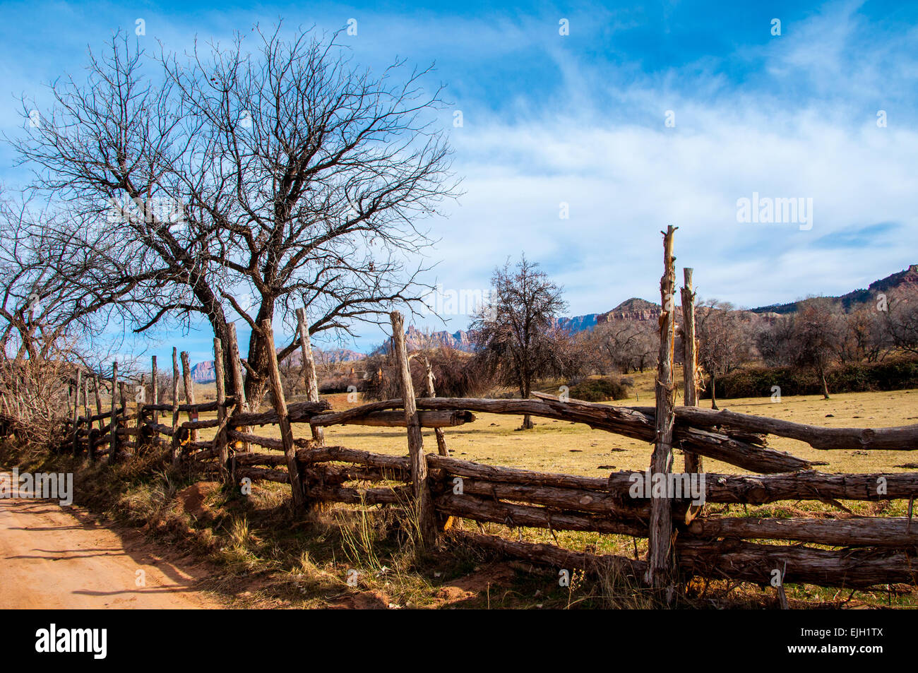 Ranch - Grafton Ghost Town - Utah Stock Photo - Alamy