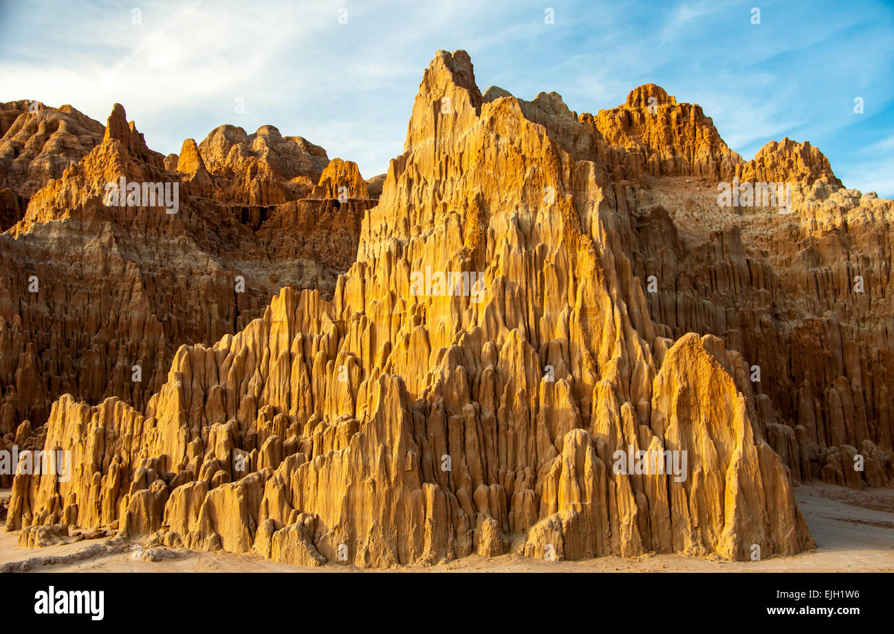 Cathedral Gorge Sunset - Nevada Stock Photo - Alamy