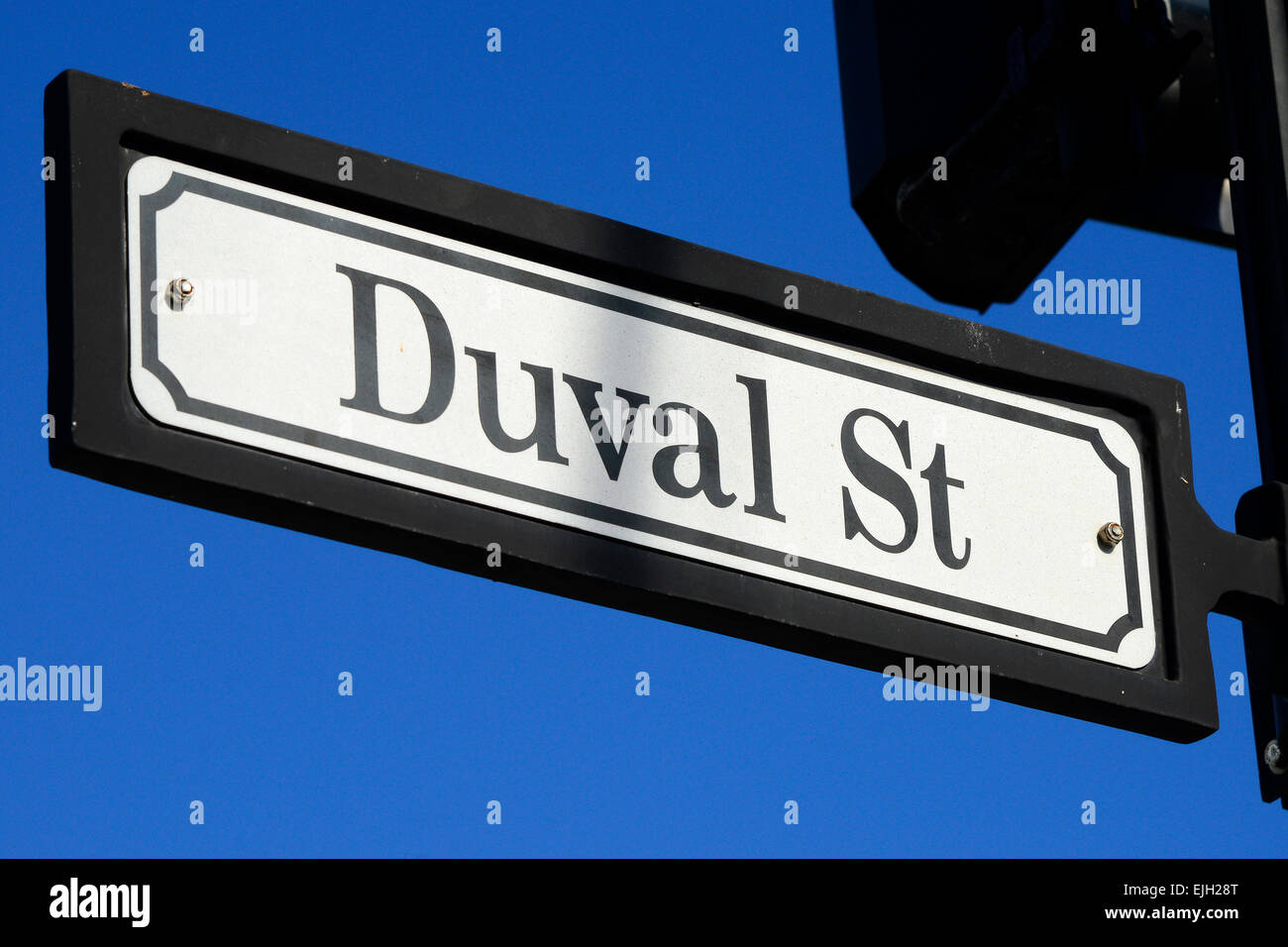 Duval Street Sign (Main Street) Key West Florida FL destination for ...