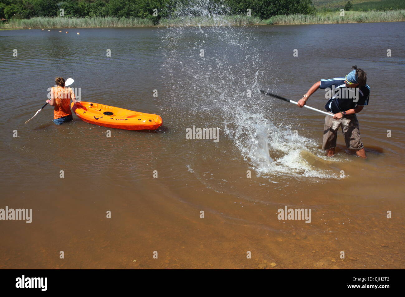 Man woman in canoe woman hi-res stock photography and images - Alamy