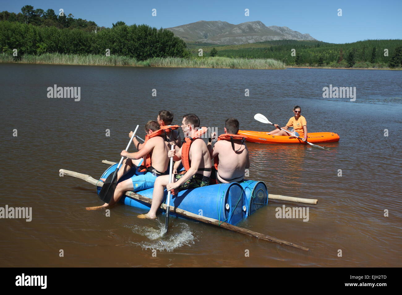 Team building event at Back-2-Basics Adventure Campsite, South Africa ...