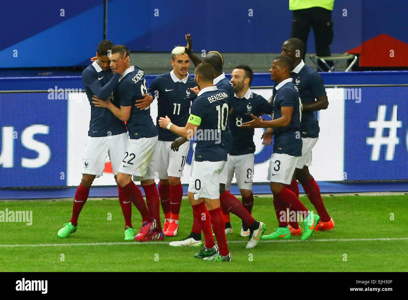 The Stade de France, Paris, France. 26th Mar, 2015. International ...