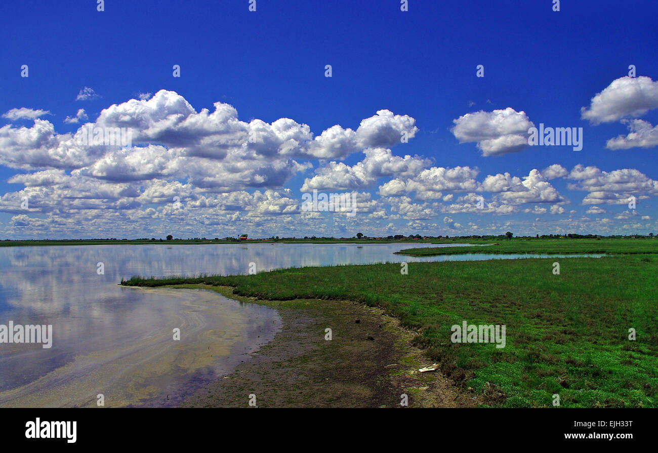 Natural landscape on the lagoon of Venice Stock Photo - Alamy
