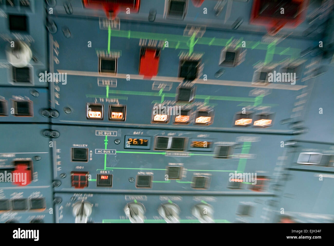 Instrument panel cockpit airbus a320 hi-res stock photography and ...