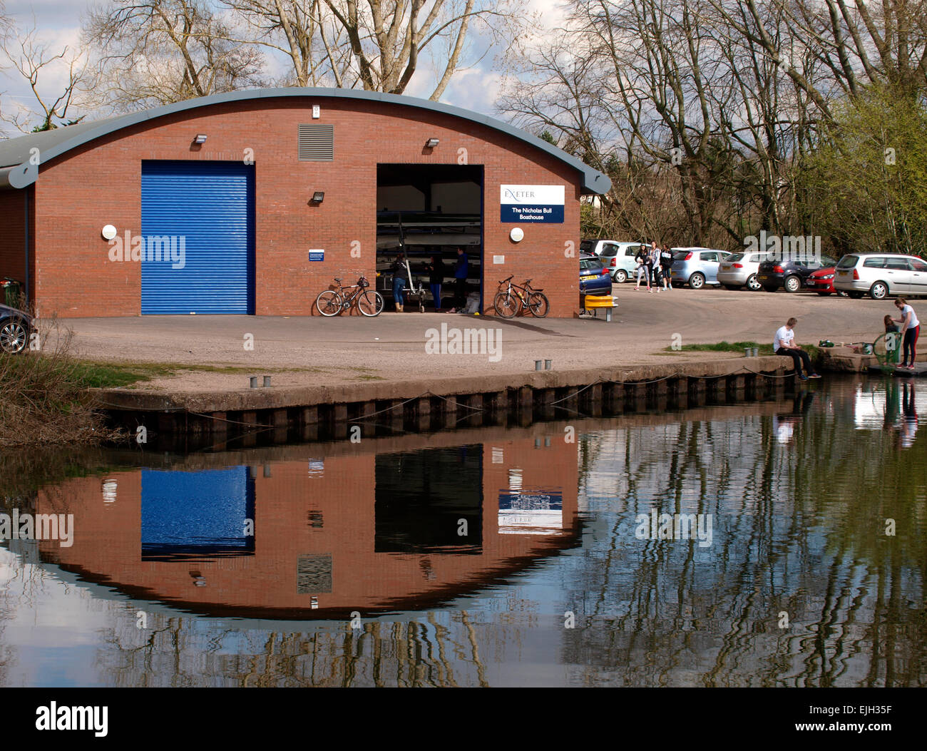 The Nicholas Bull Boathouse is home to the University of Exeter Rowing ...