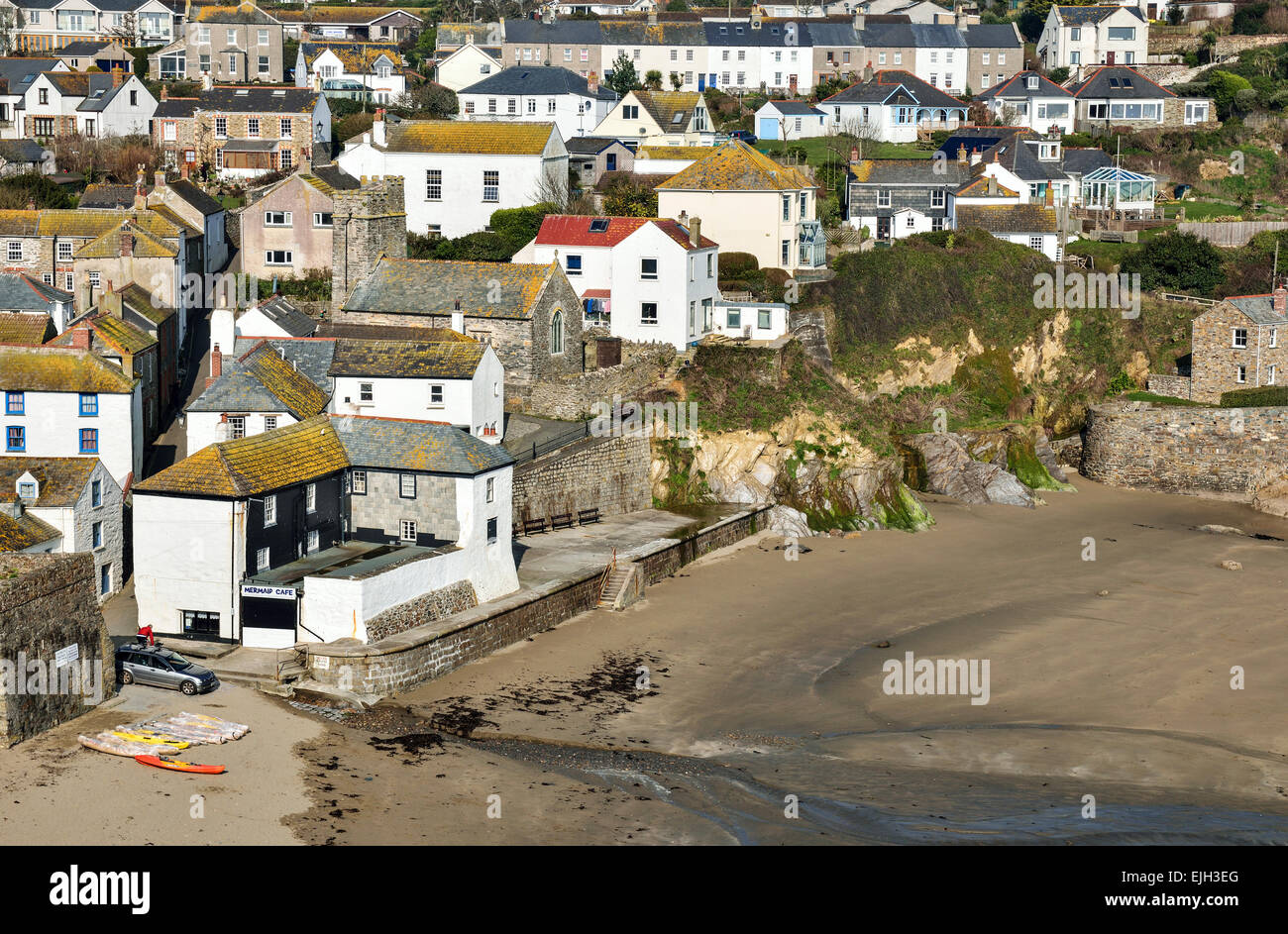 The coastal village of Gorran Haven in Cornwall, UK Stock Photo - Alamy