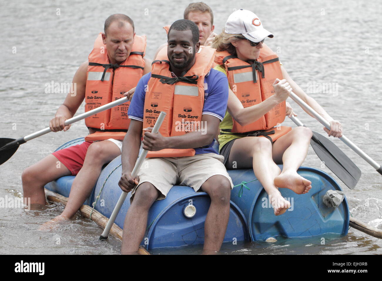 Team building event at Back-2-Basics Adventure Campsite, South Africa ...