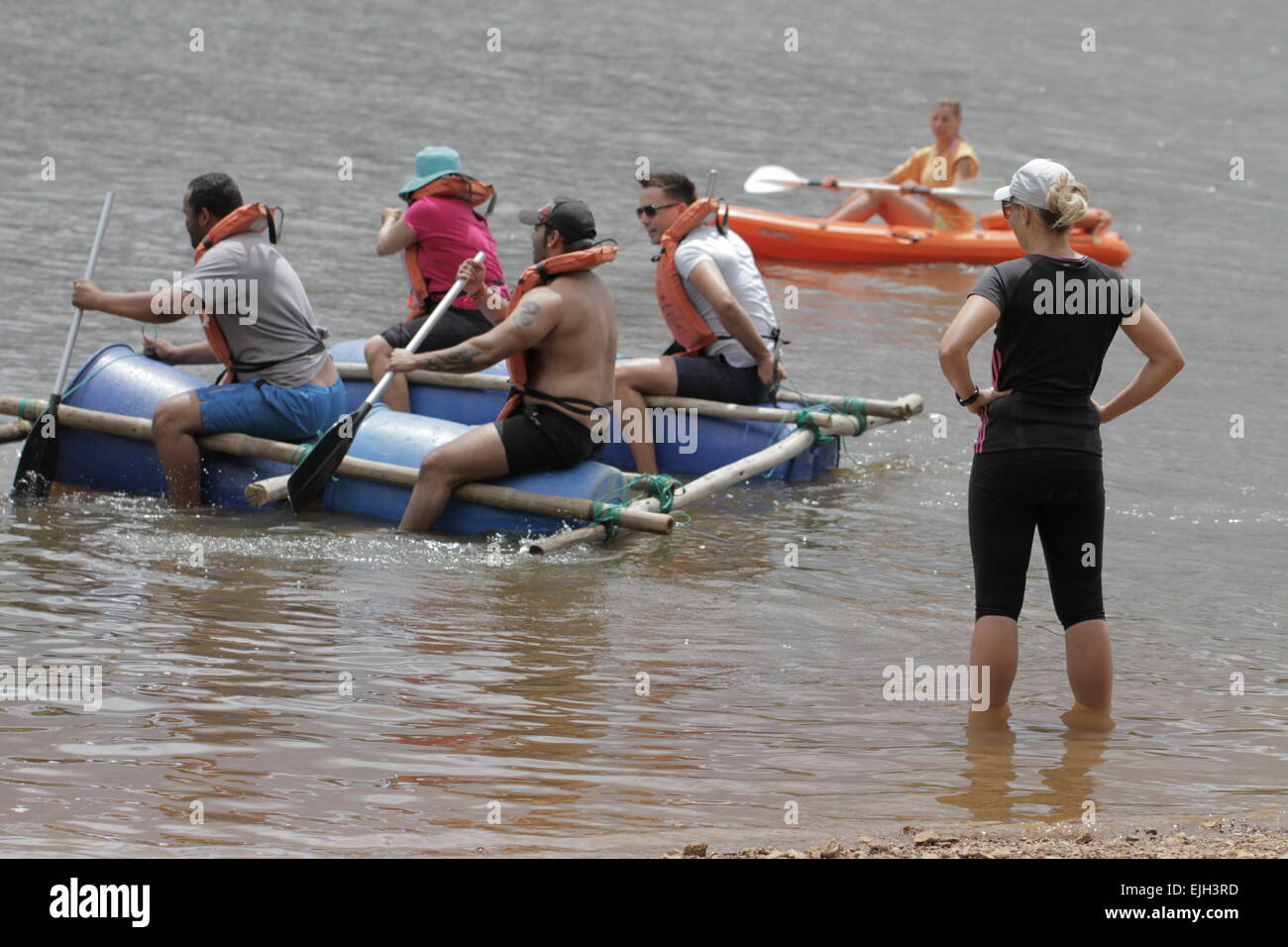 Team building event at Back-2-Basics Adventure Campsite, South Africa ...