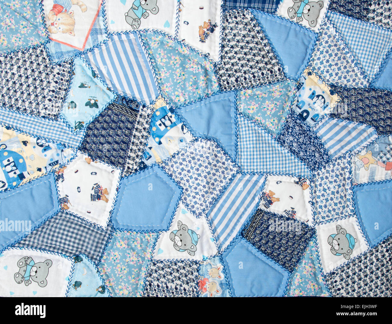 a patchwork background with different colored patterns Stock Photo - Alamy
