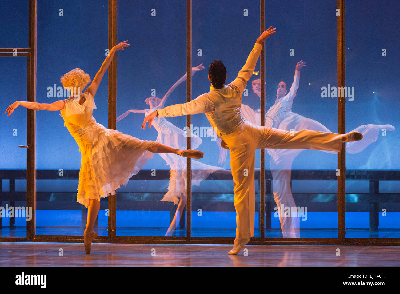 Cuban dancer Javier Torres and Canadian dancer Dreda Blow from the ...