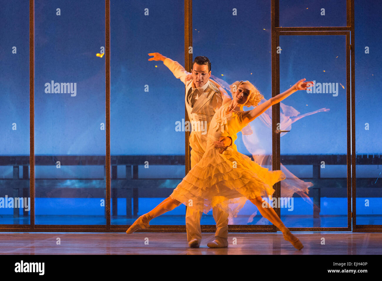 Cuban dancer Javier Torres and Canadian dancer Dreda Blow from the ...