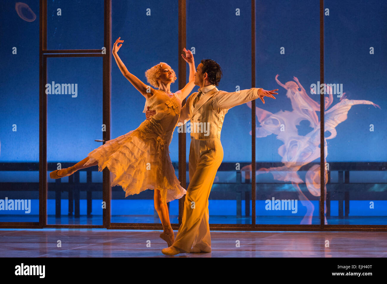 Cuban dancer Javier Torres and Canadian dancer Dreda Blow from the ...