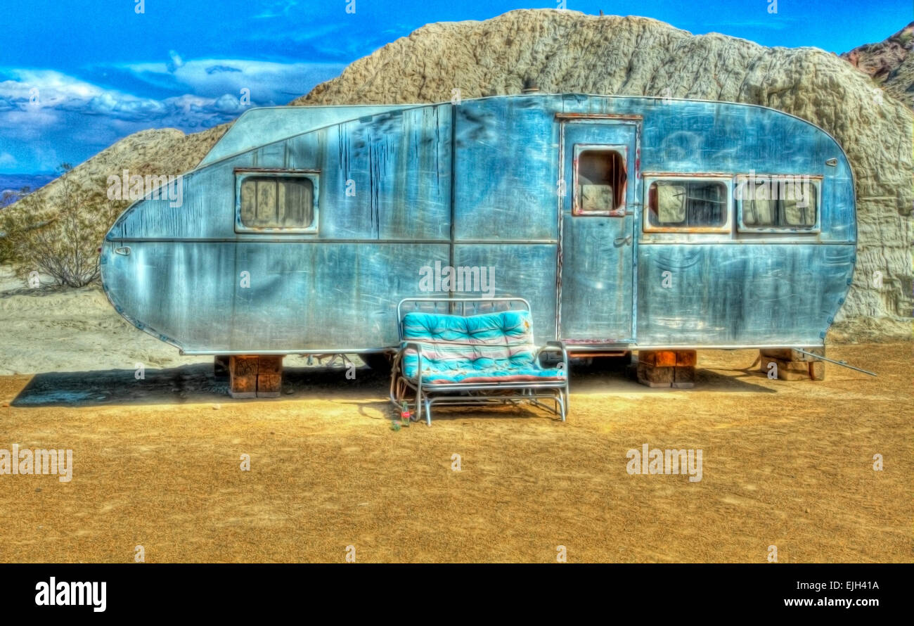 Classic travel trailer hi-res stock photography and images - Alamy