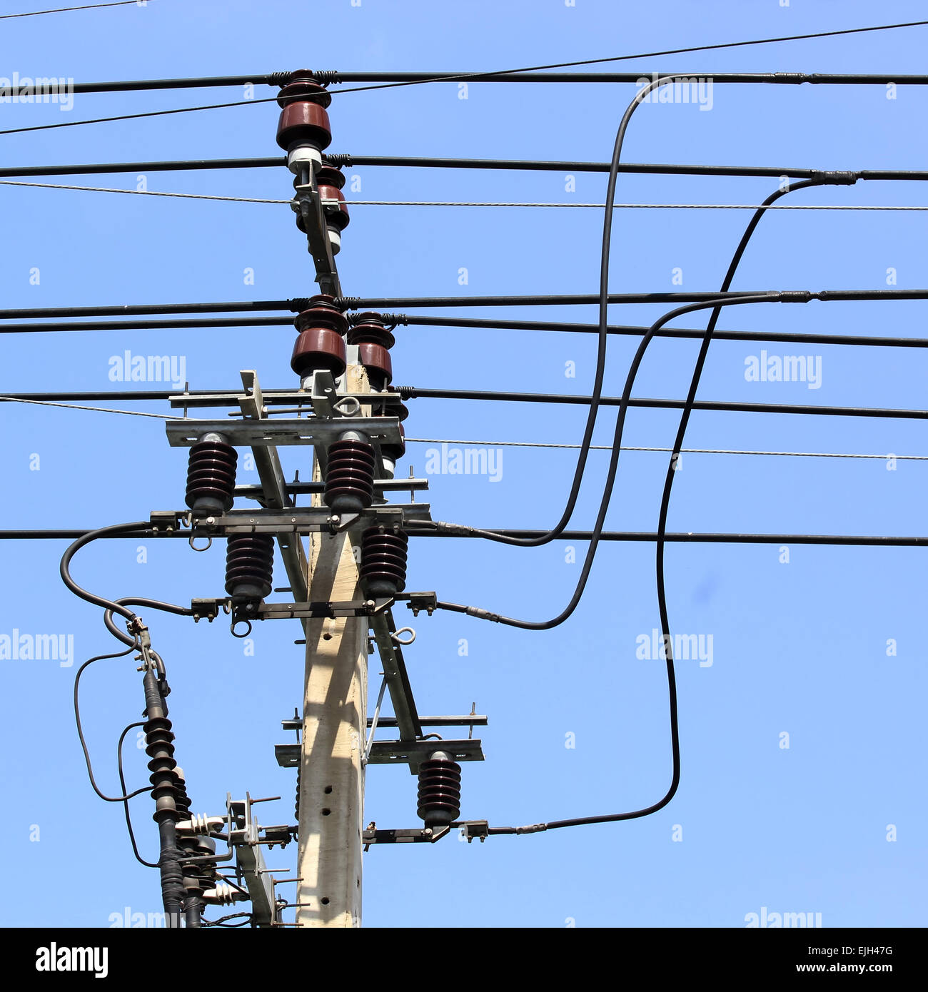 High Voltage Power Lines Diagram