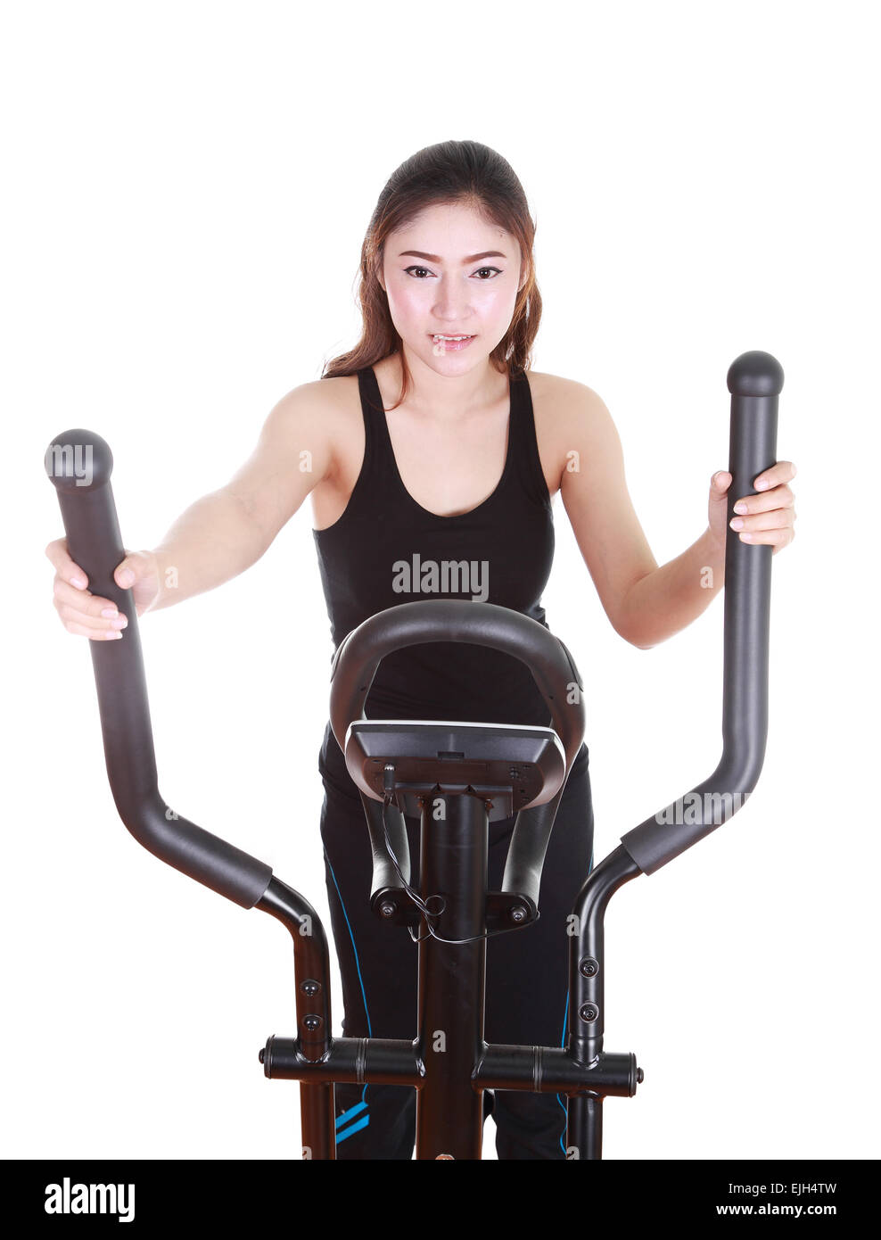 Asian thai girl exercise machine hi-res stock photography and images ...