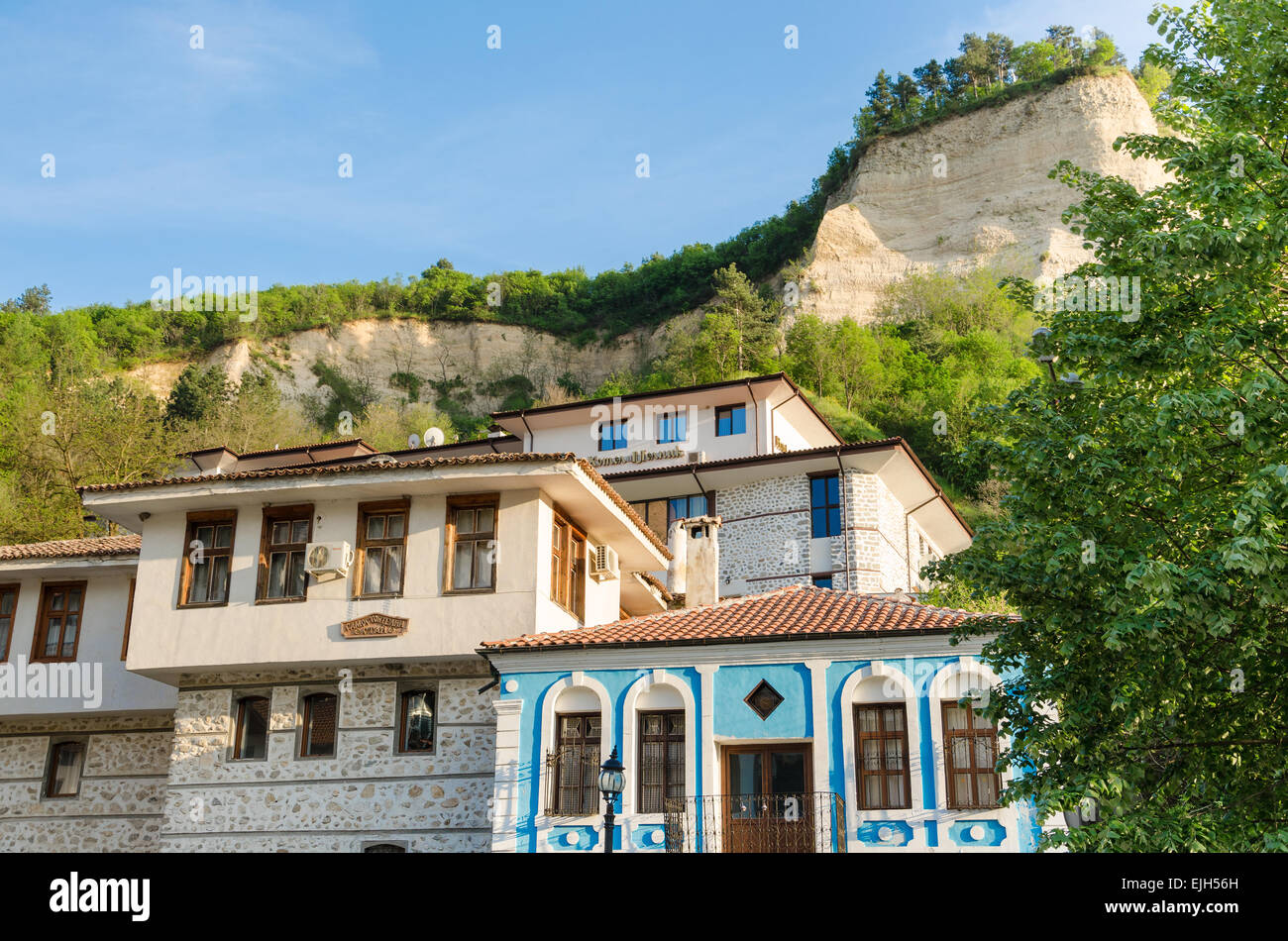 A view of Melnik traditional architecture, Bulgaria Stock Photo - Alamy