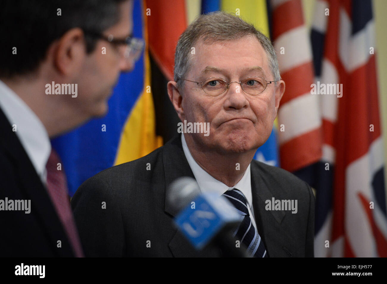 New York, USA. 26th Mar, 2015. The UN Special Coordinator for the ...