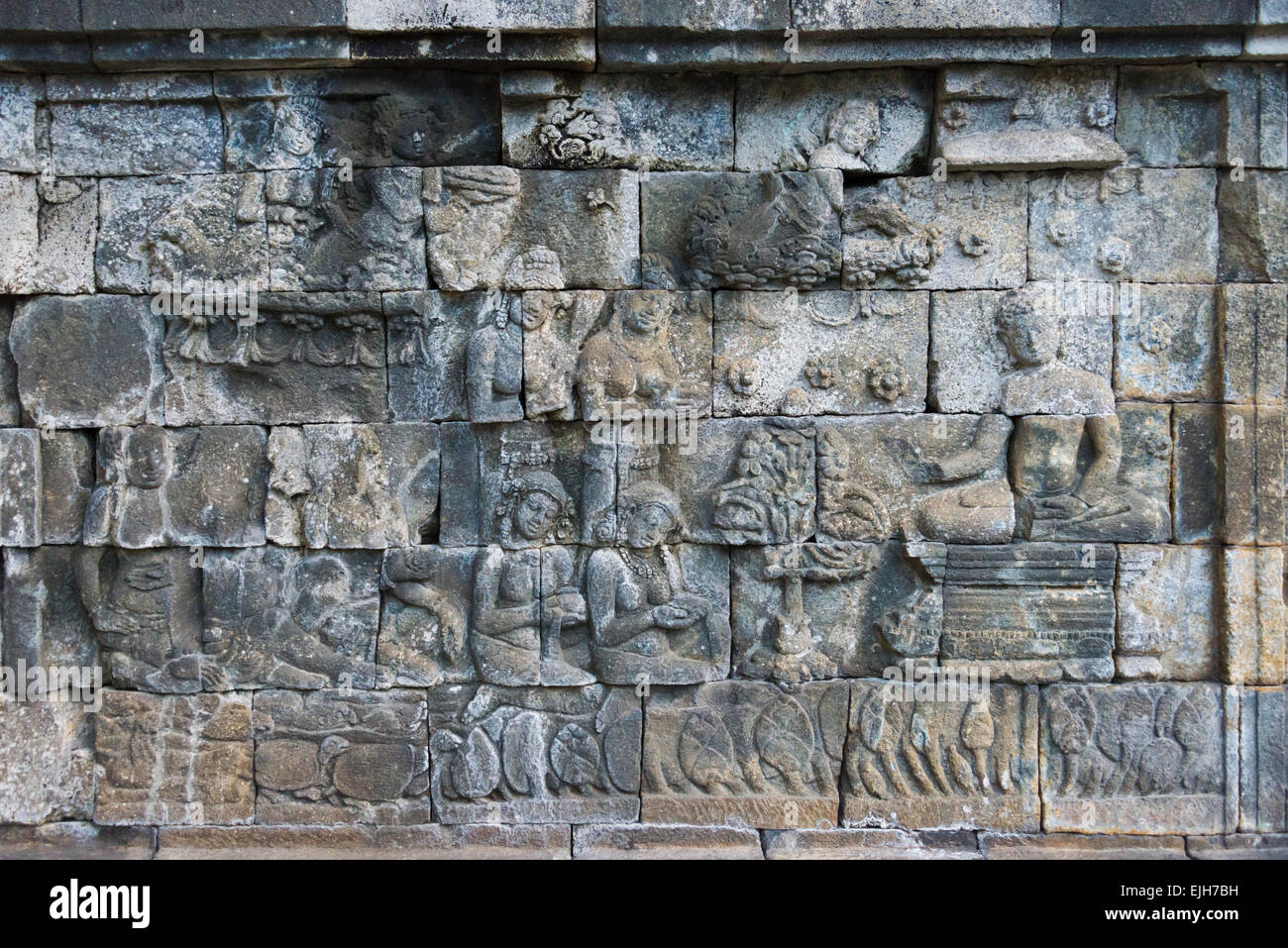 Relief borobudur temple hi-res stock photography and images - Alamy
