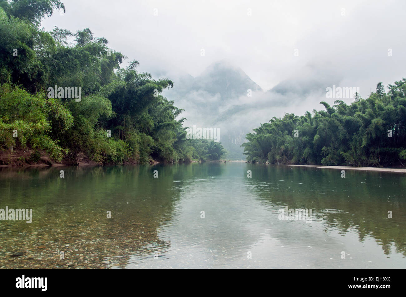 This is a very beautiful river in Guizhou China Stock Photo - Alamy
