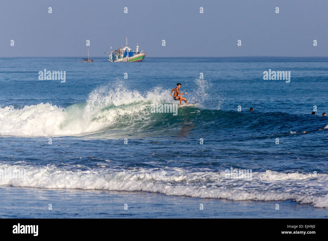Surfing at Bingin beach,Bali Stock Photo - Alamy