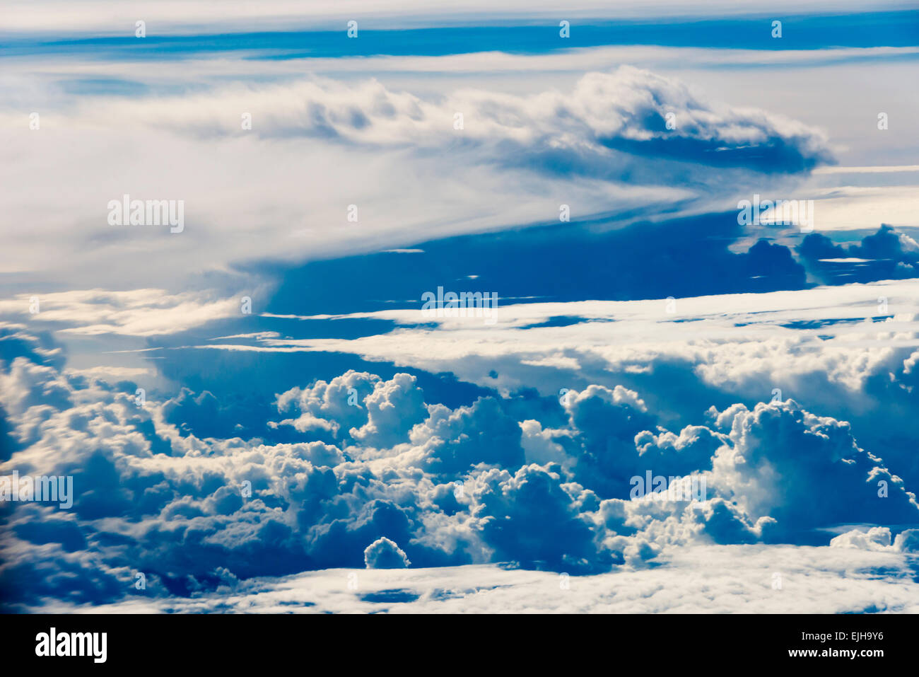 Aerial view of clouds, Indonesia Stock Photo - Alamy