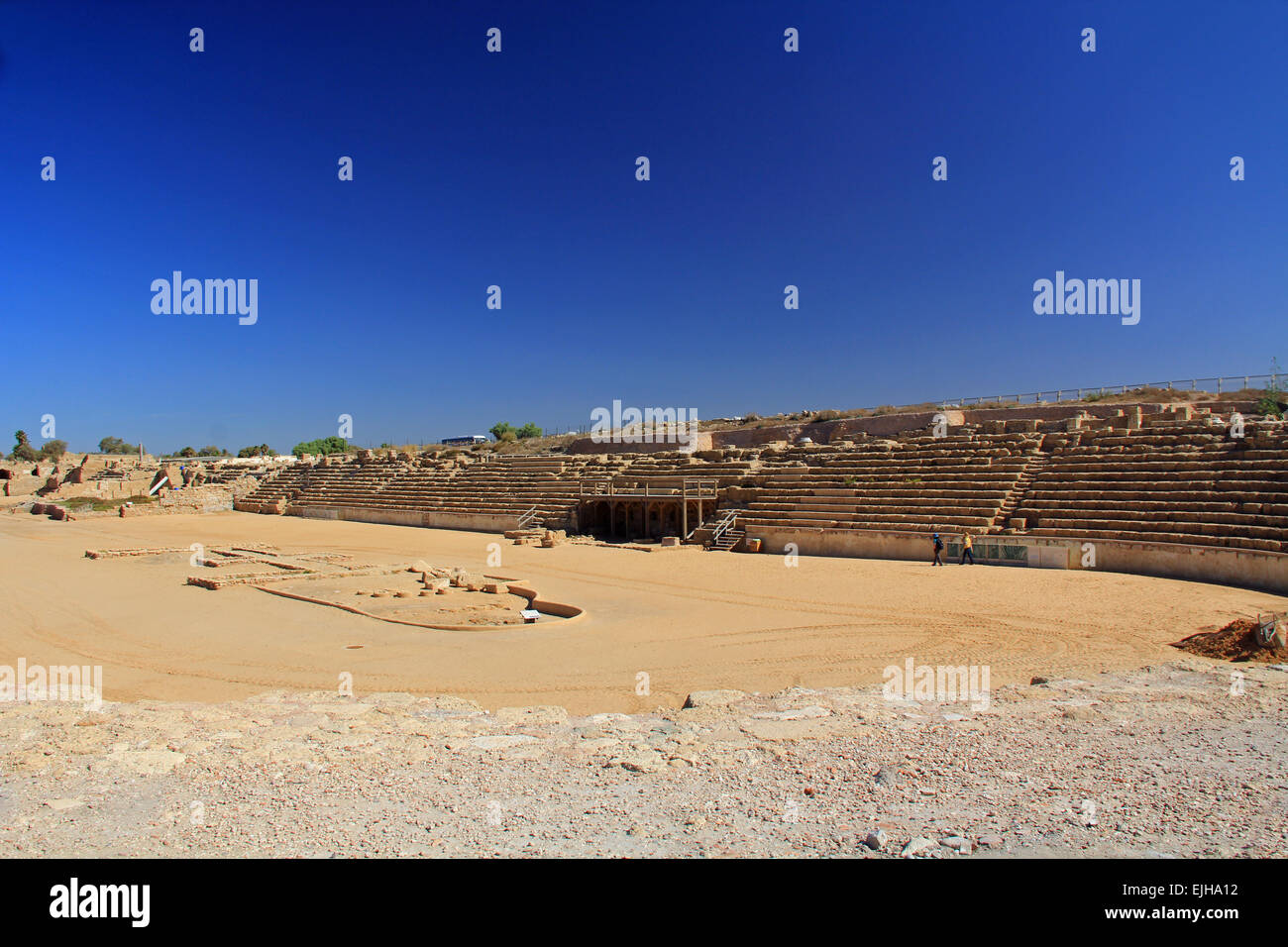 Hippodrome in Caesarea Maritima National Park, Caesarea, Israel Stock ...